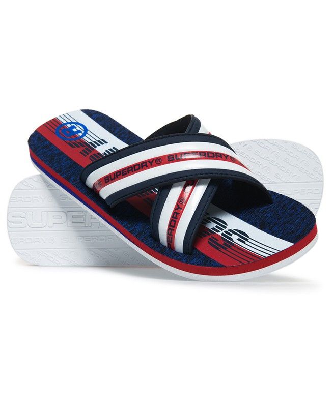 Chancleta cruzada colores retro Superdry Royal — Pep Serra street wear